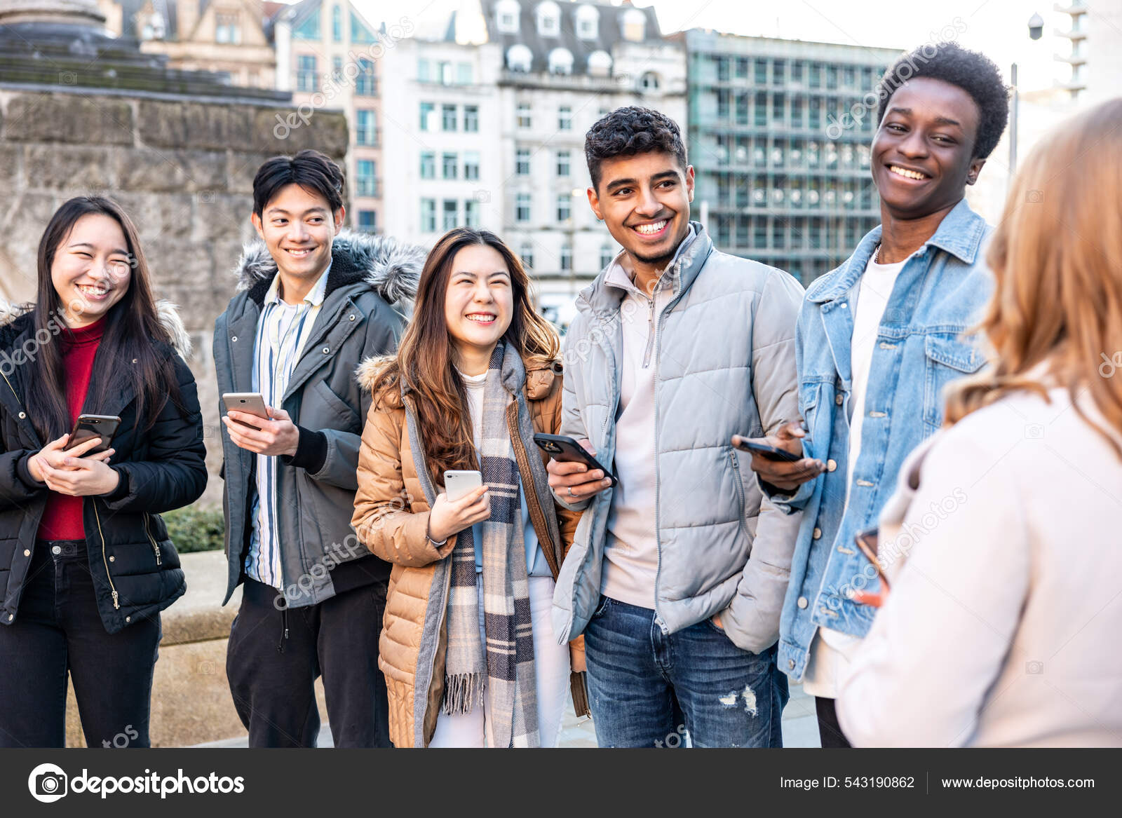 Four Male Friends Together