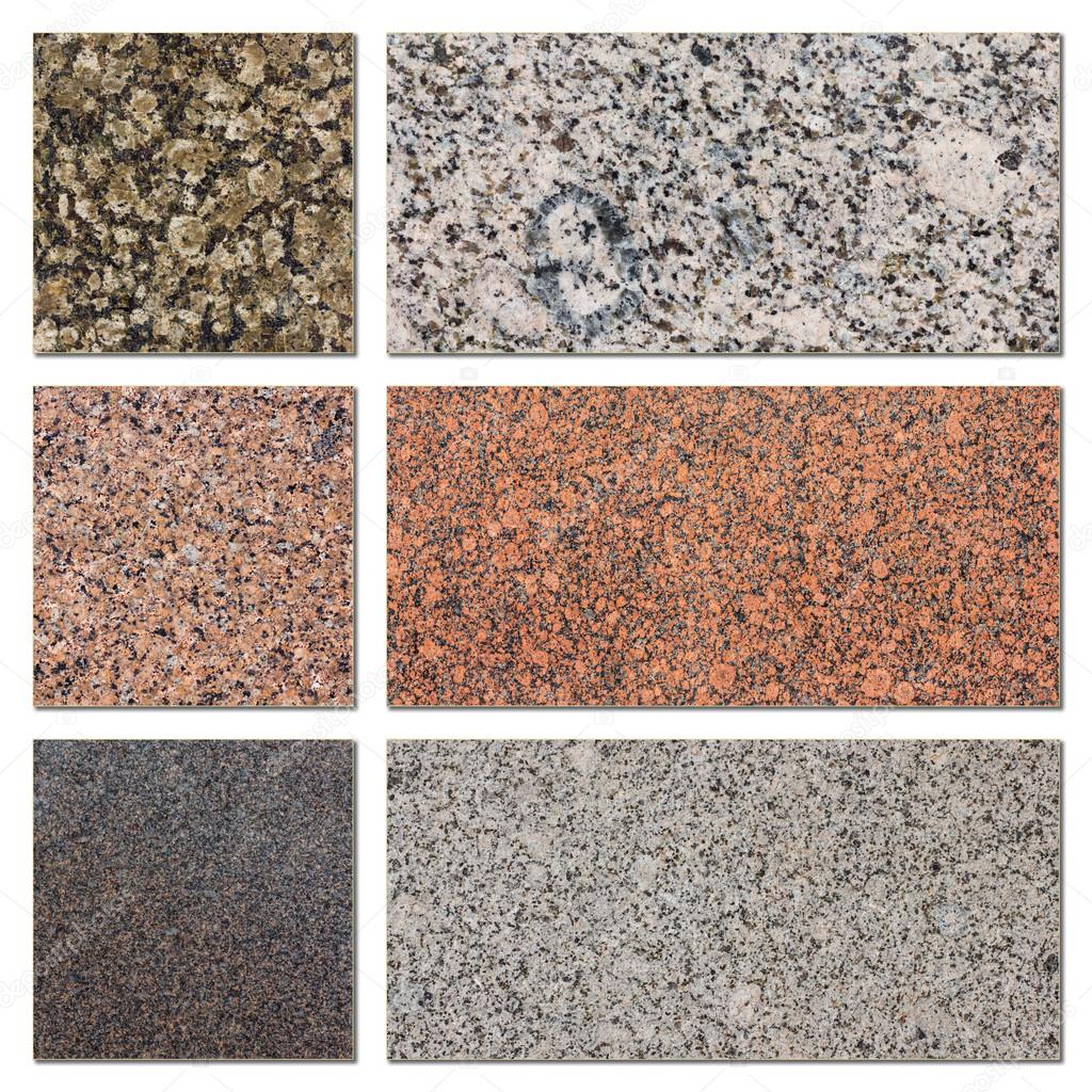 Granite samples collection Stock Photo by ©zhugin 30201437