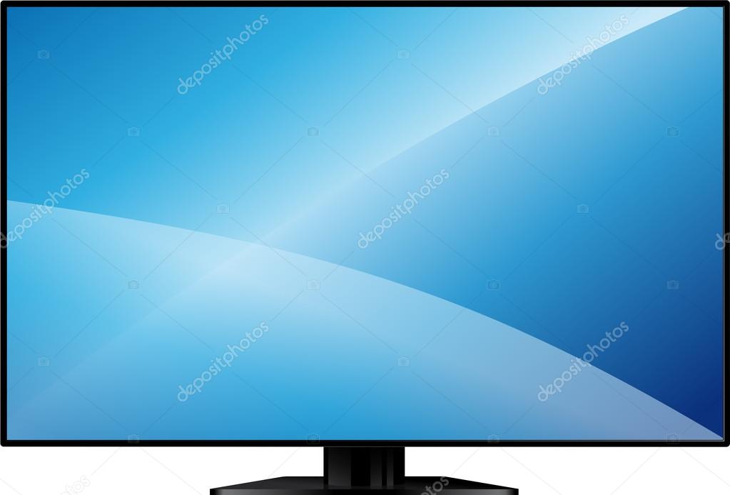 Blank Television Screen
