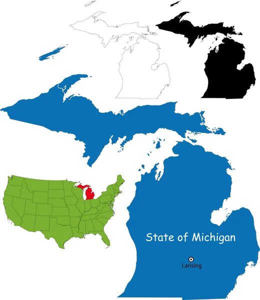 142 Michigan county map Vector Images | Depositphotos