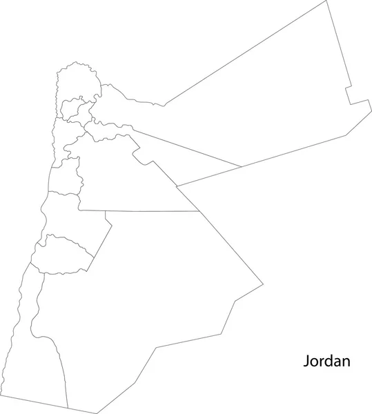 Jordan map Vector Art Stock Images | Depositphotos