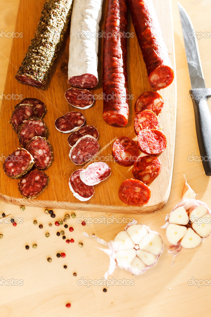 Embutidos españoles: fotografía de stock © Shebeko #42219089 ...