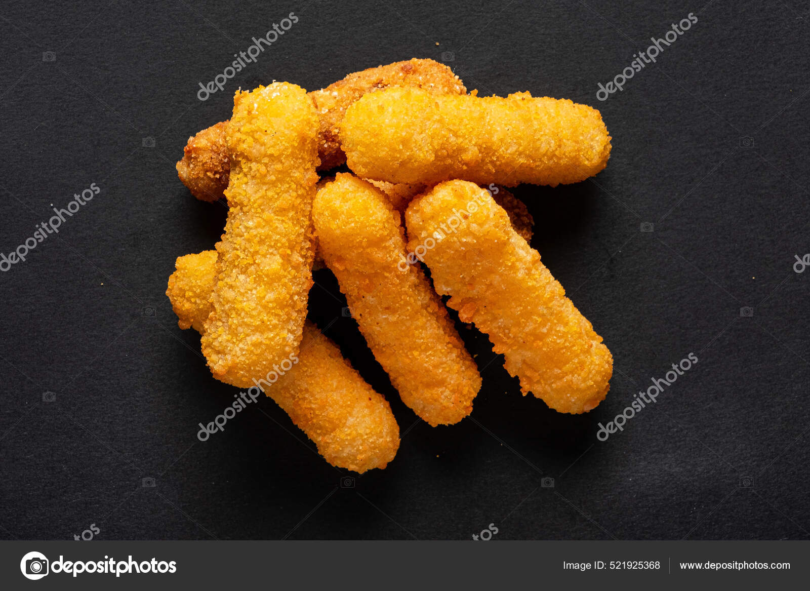 Cheese Sticks Black Background Stock Photo by ©Shebeko 521925368