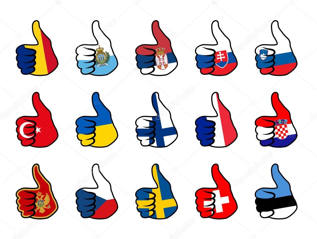 Like flag — Stock Vector © nrey_ad #19688077