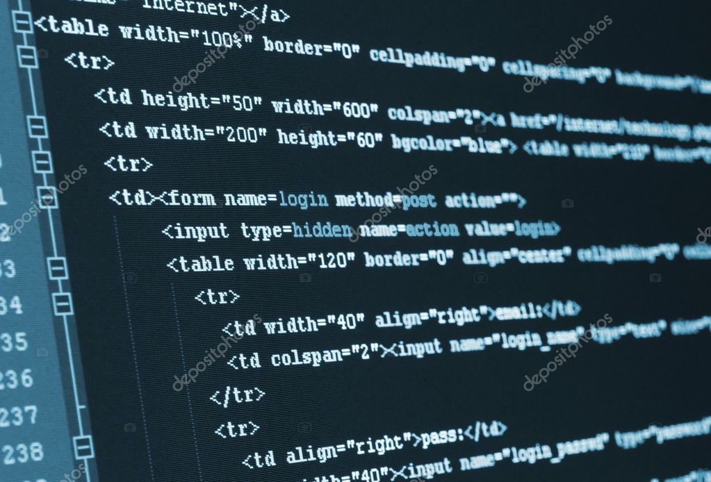 Source code — Stock Photo © spaxiax #15383153