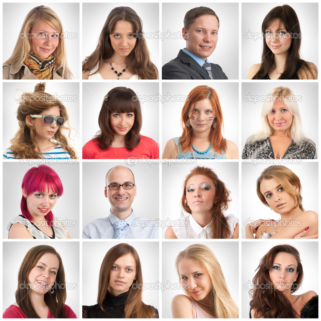 Smiling Portraits — Stock Photo © spaxiax #26569069