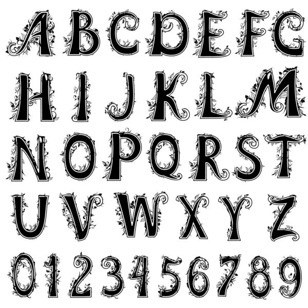 Cartoon Graffiti Font Alphabet Vector Set 149433 Vect - vrogue.co