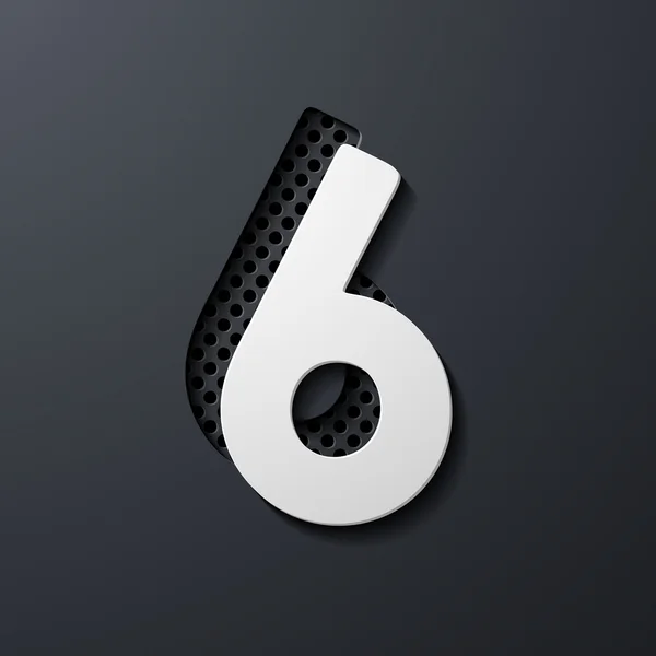 Number 6 Stock Vector Image by ©sergio77 #33592327