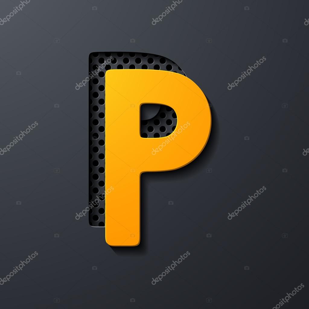 Letter P Stock Vector by ©sergio77 33591185