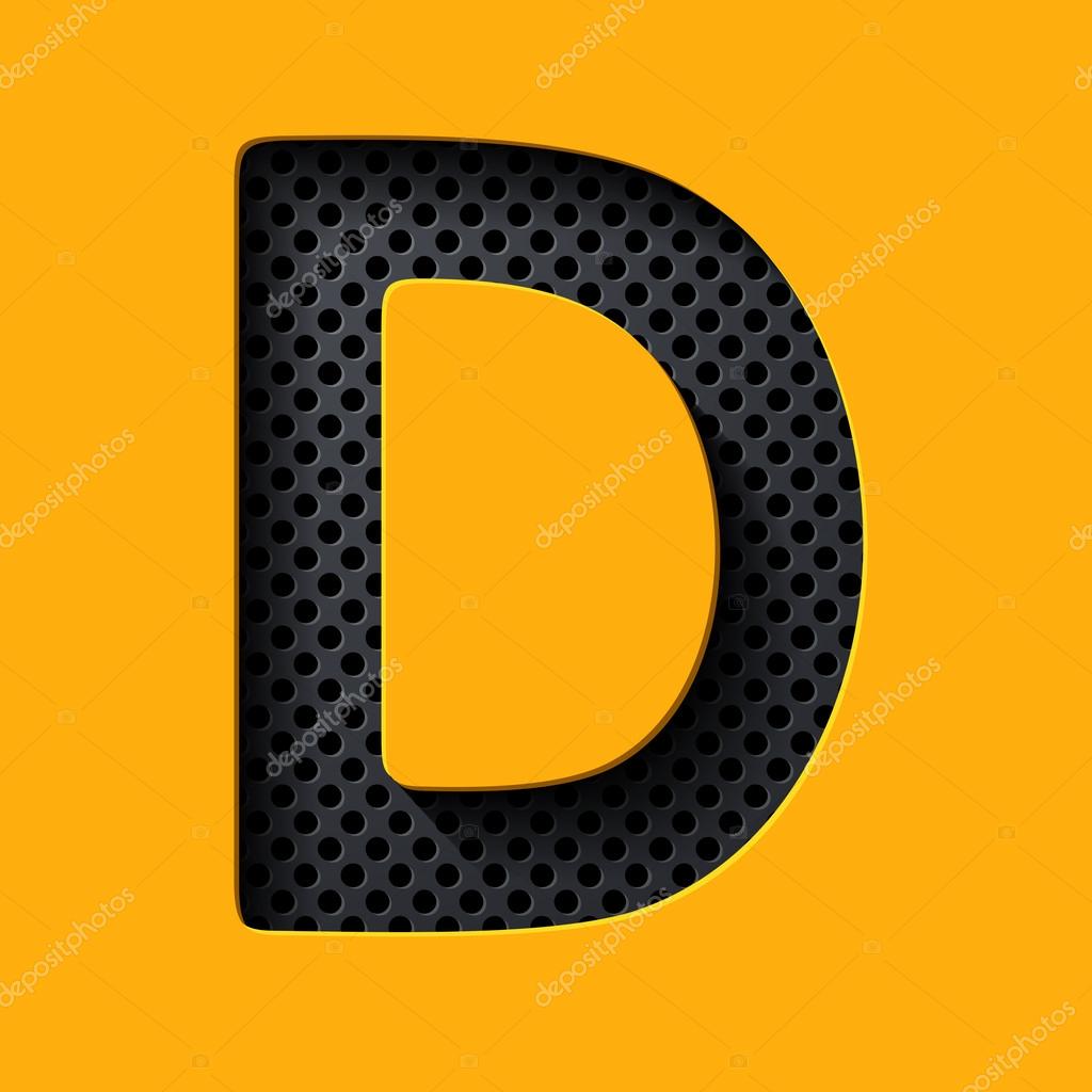Letter D Stock Vector by ©sergio77 33593315
