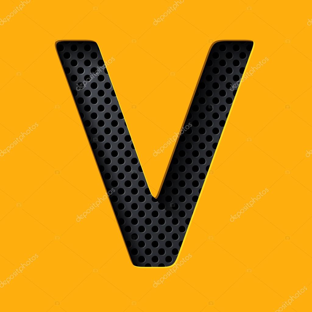Letra V Vector de stock #33593433 de ©sergio77