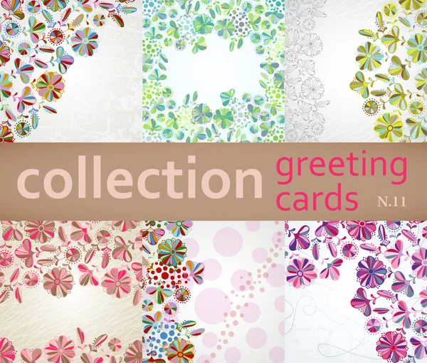 Collection greeting cards Stock Vector by ©sergio77 34010089