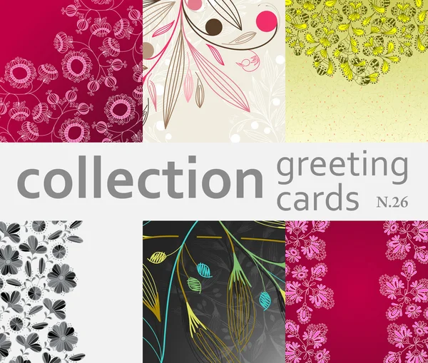 Collection greeting cards Stock Vector by ©sergio77 34010089