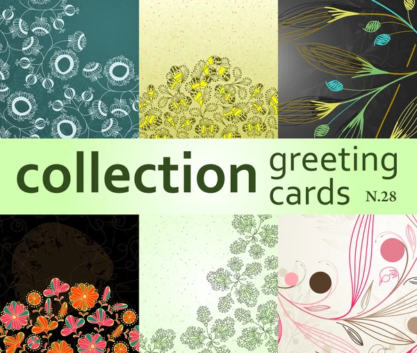 Collection greeting cards Stock Vector by ©sergio77 34010089