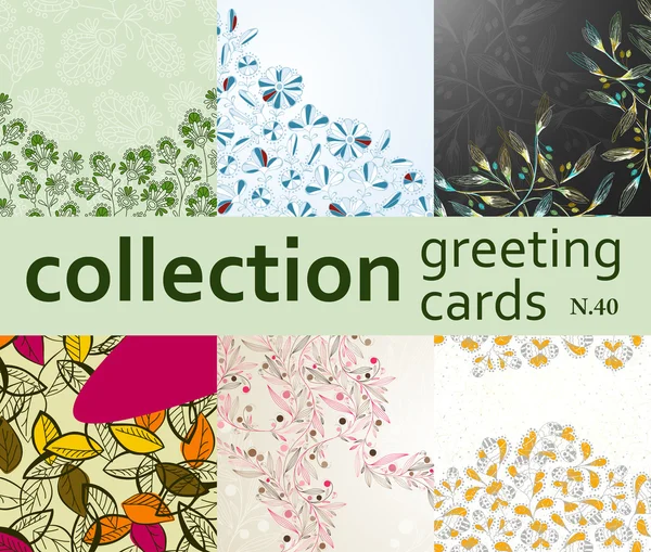 Collection greeting cards Stock Vector by ©sergio77 34005989