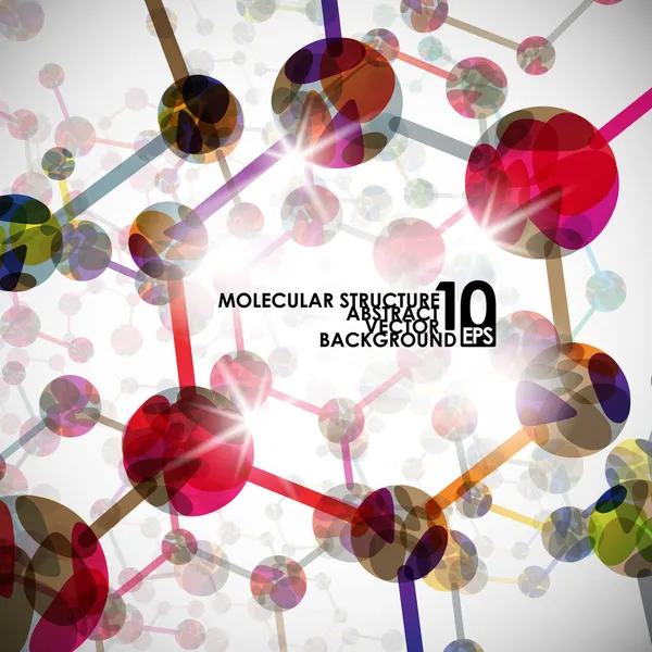 Molecular Structure Abstract Background Stock Vector Image By ©sergio77 34065687