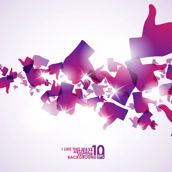 Like symbol background Stock Vector Image by ©sergio77 #34044431