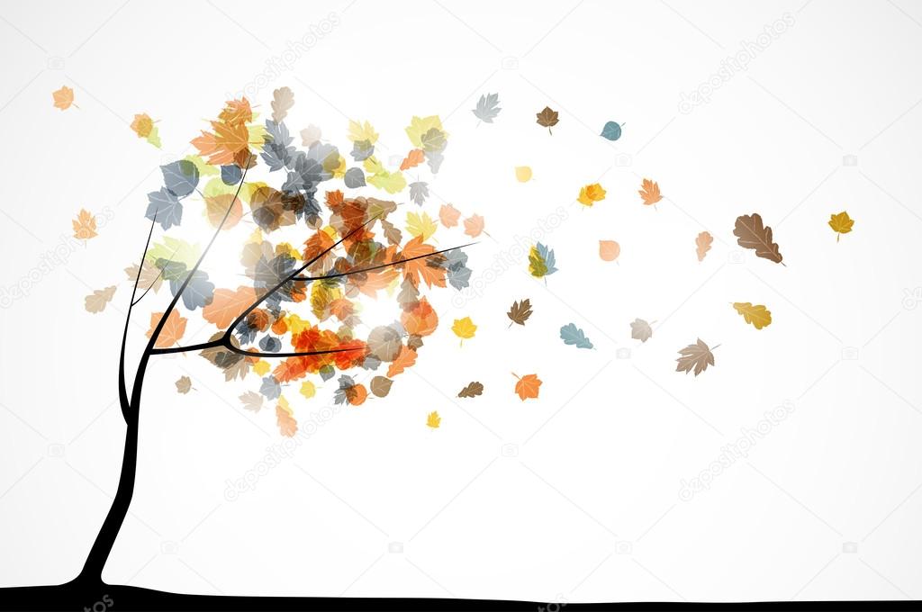 Autumn tree background Stock Illustration by ©sergio77 #34046831
