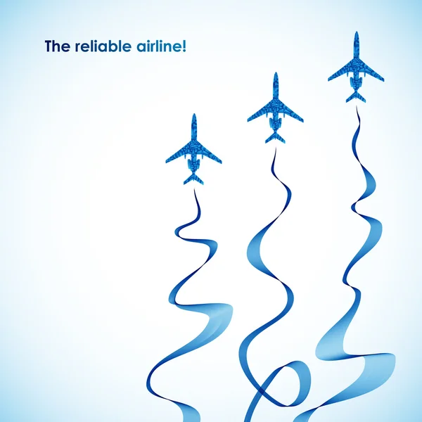 Airplane, vector abstract background Stock Vector Image by ©sergio77 ...