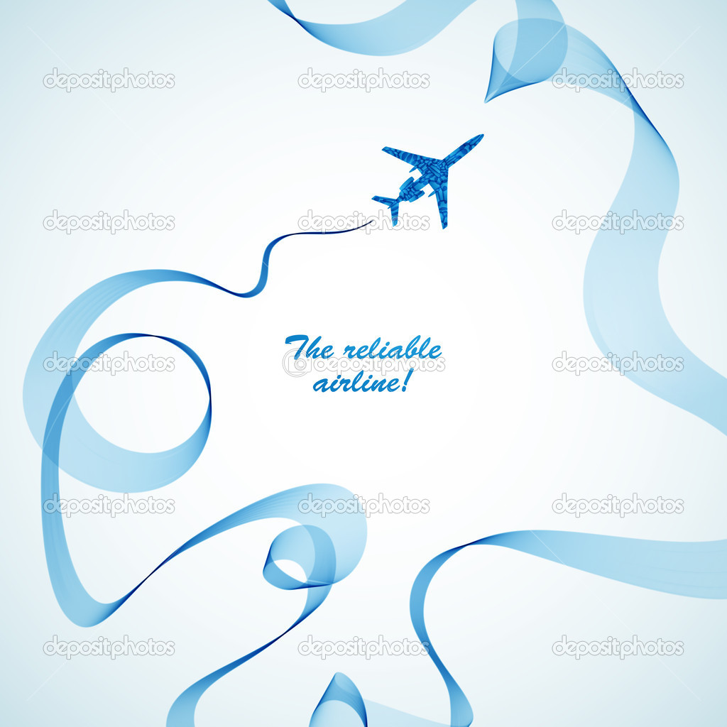 Airplane, vector abstract background Stock Vector Image by ©sergio77 ...