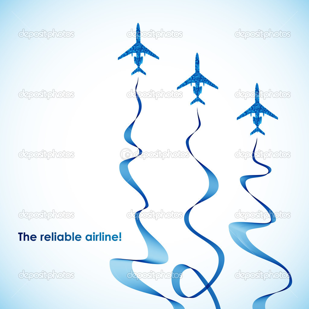 Airplane, vector abstract background Stock Vector Image by ©sergio77 ...