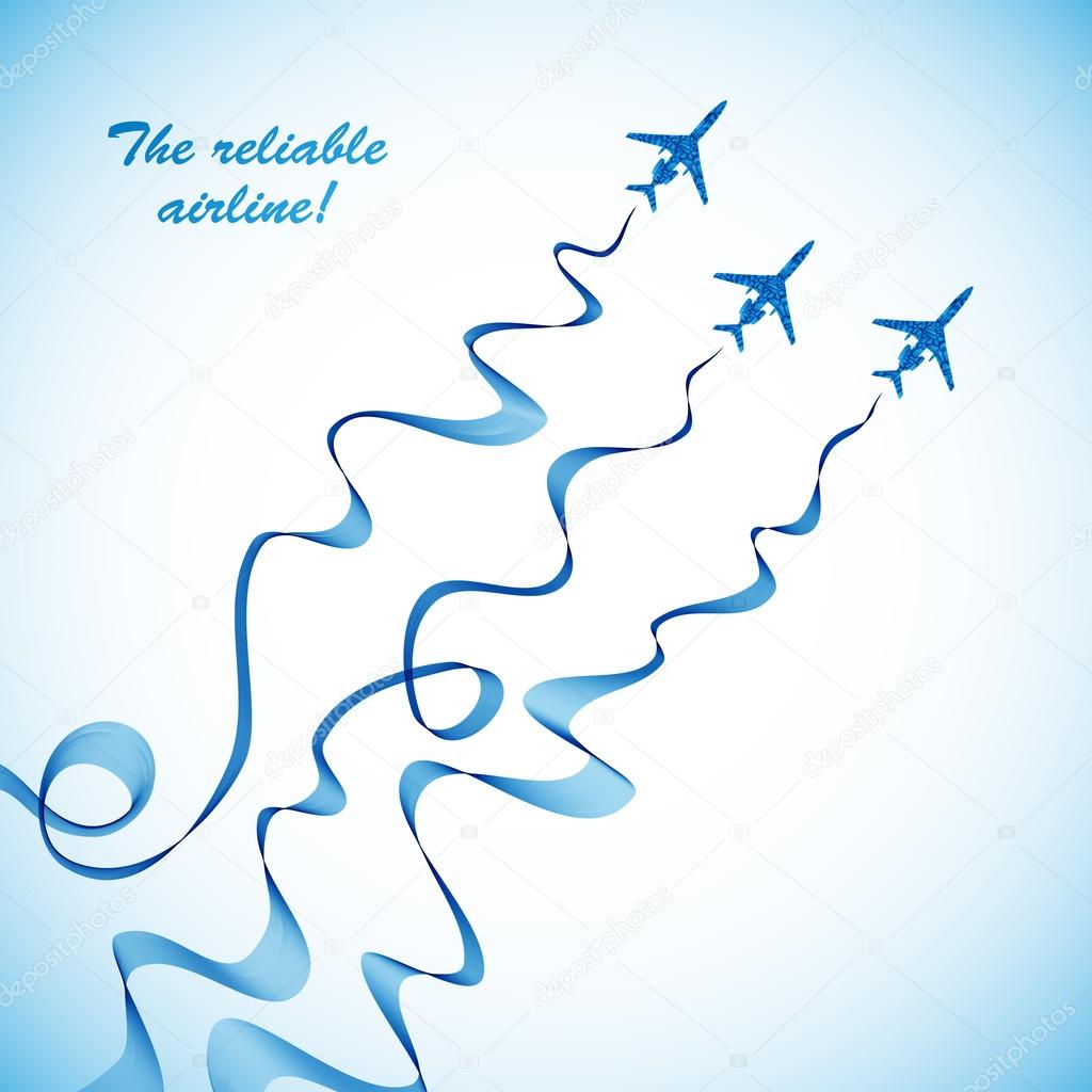 Airplane, vector abstract background Stock Vector Image by ©sergio77 ...