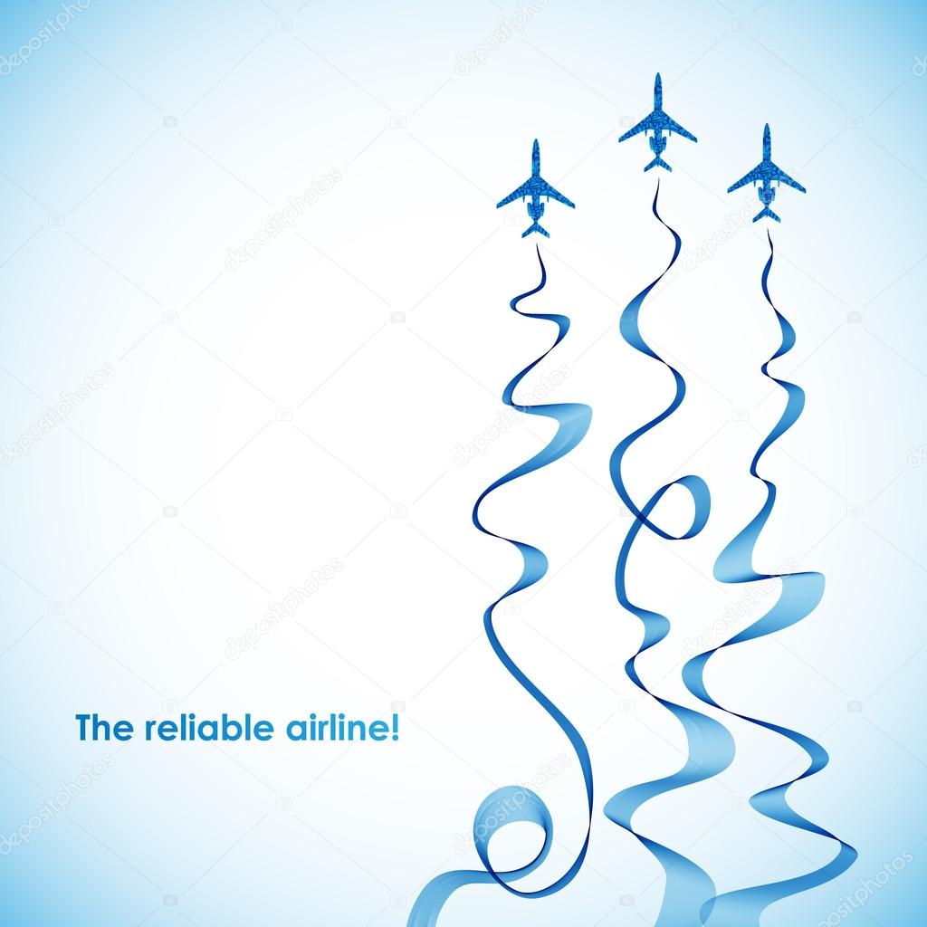 Airplane, vector abstract background Stock Vector Image by ©sergio77 ...