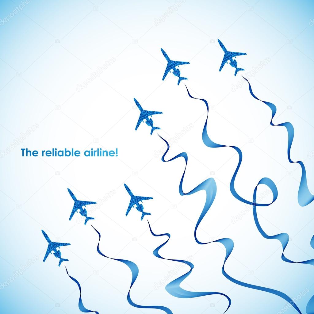 Airplane, vector abstract background Stock Vector Image by ©sergio77 ...