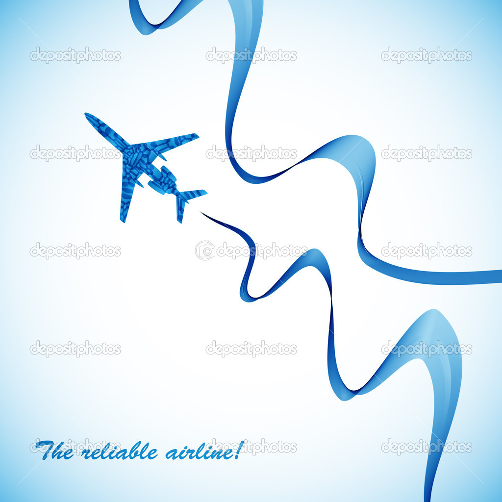 Airplane, vector abstract background Stock Vector Image by ©sergio77 ...