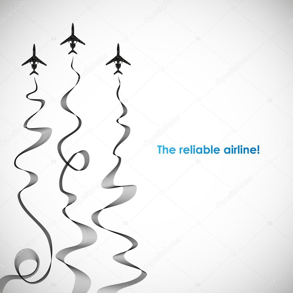 Airplane, vector abstract background Stock Vector Image by ©sergio77 ...