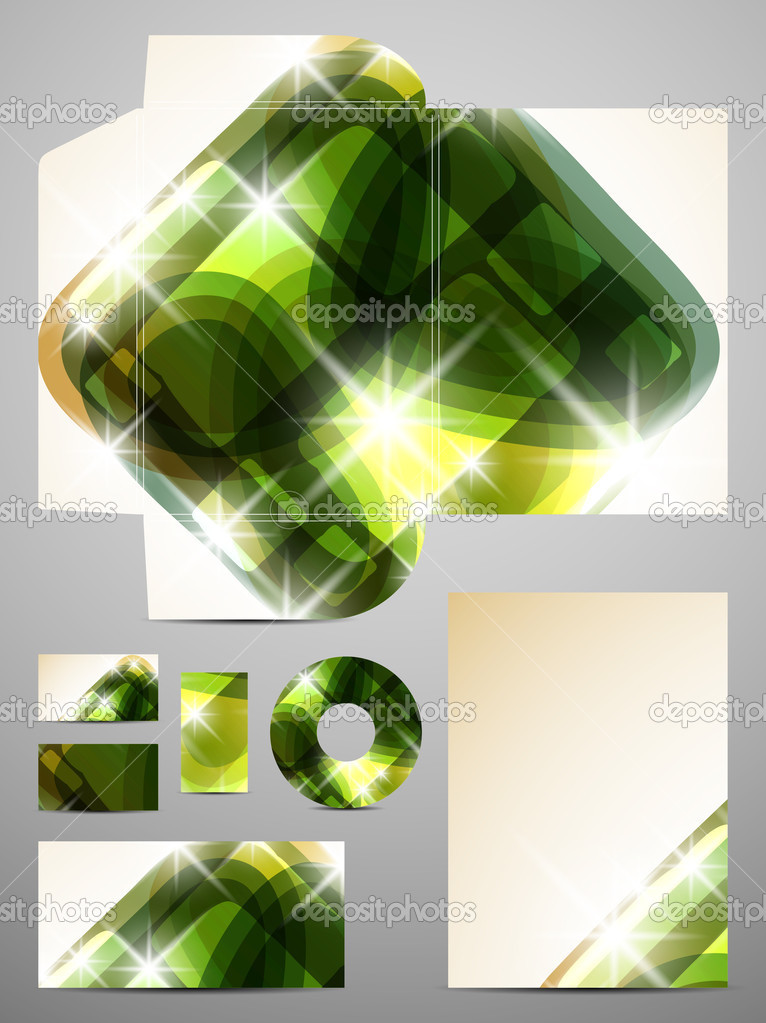 Stationery set Stock Vector by ©sergio77 34073327