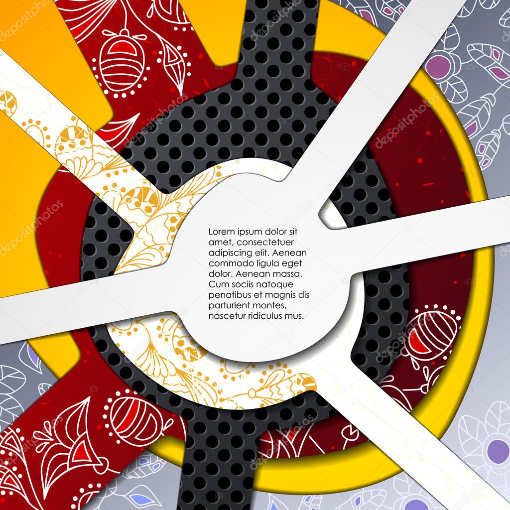 Multi layered abstract background Stock Vector by ©sergio77 34076557