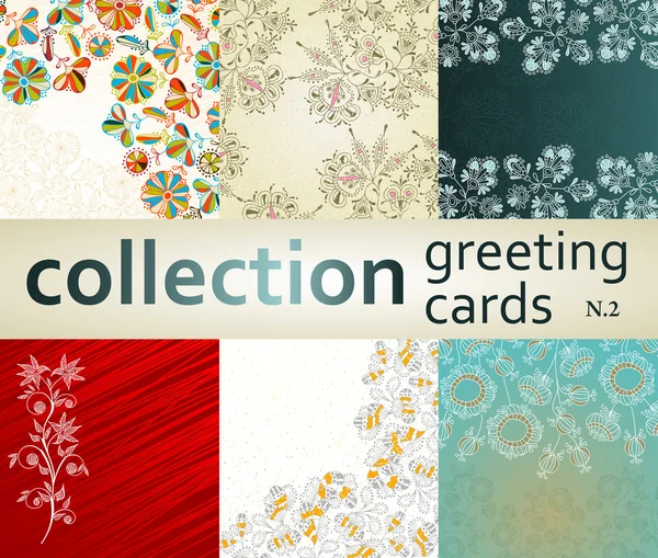 Collection greeting cards Stock Vector by ©sergio77 34010089