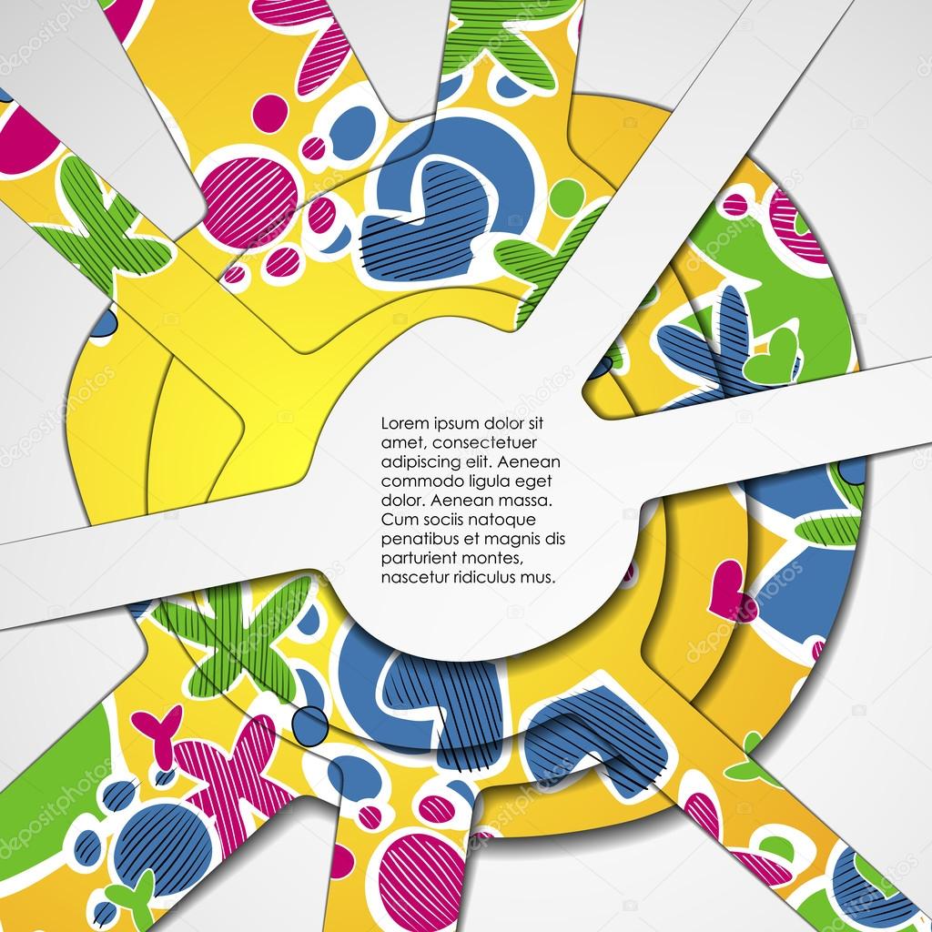 Multi layered abstract background Stock Vector Image by ©sergio77 #34081213