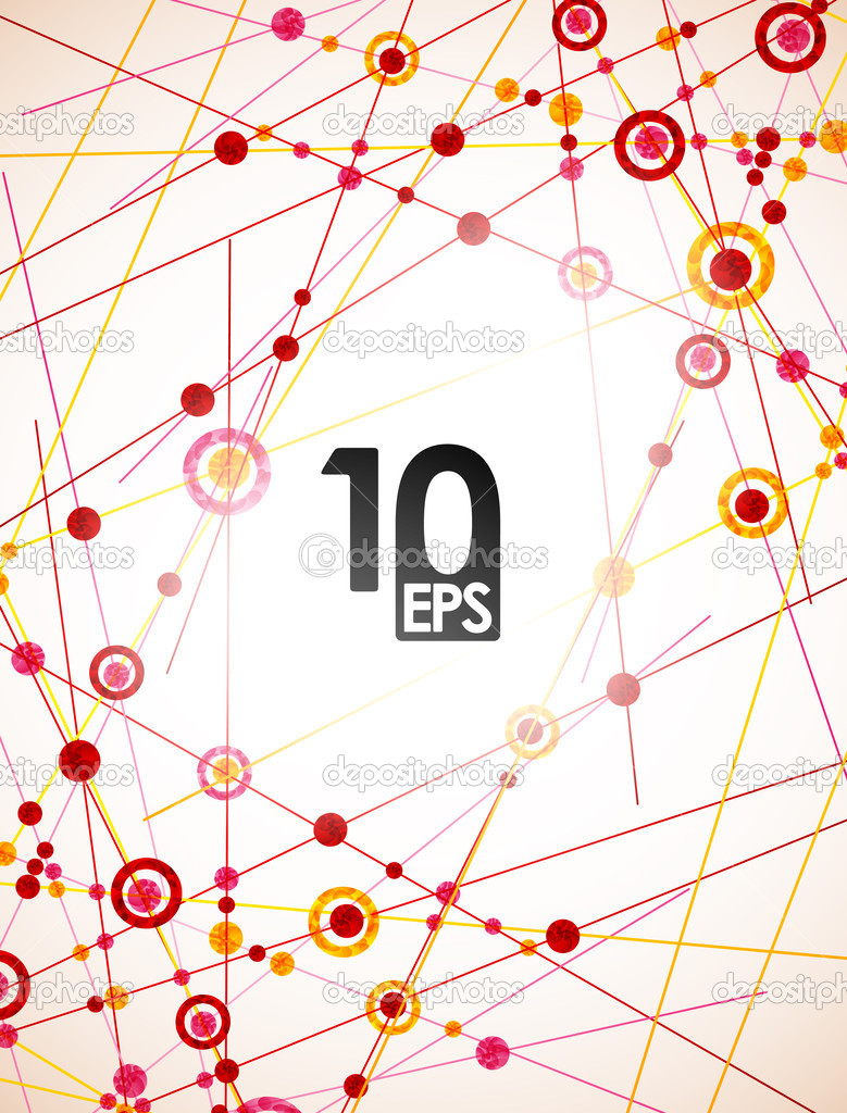 Molecular Structure Abstract Background Stock Vector Image By ©sergio77 34086517