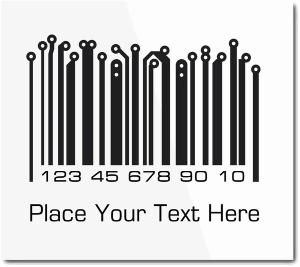 Bar code in PCB-layout style. — Stock Vector © antonshpak #38914649