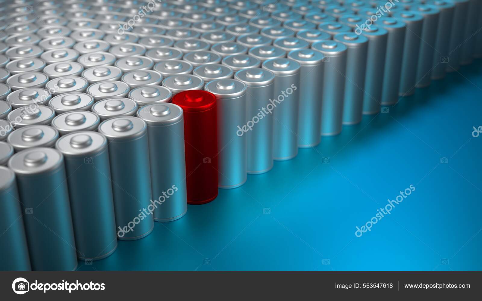 Dead Lithium Battery cell - electrical power supply of rechargeable ...