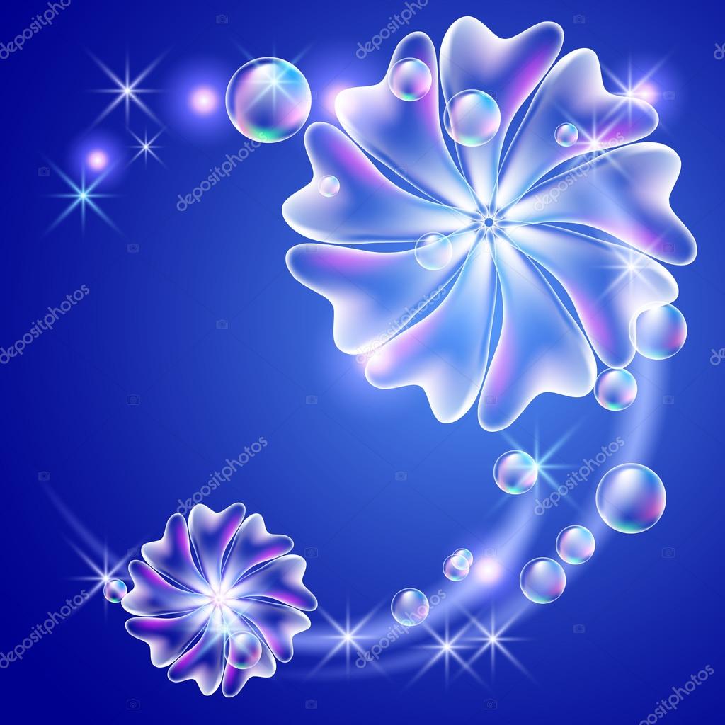 Flowers and bubbles Stock Vector Image by ©Marisha #26223475