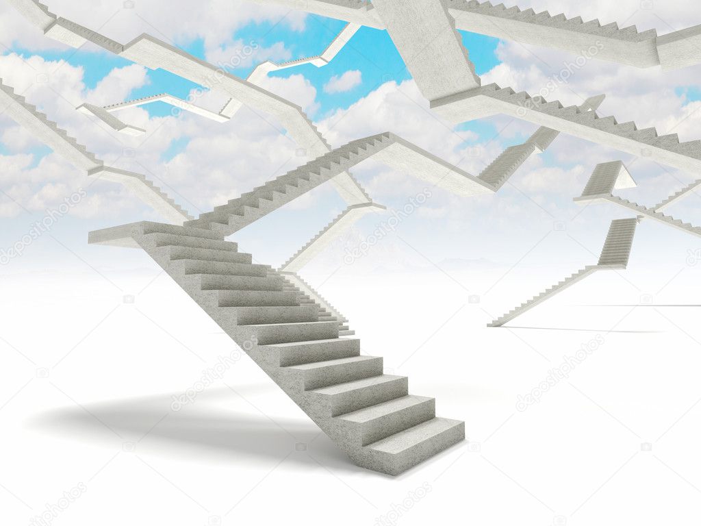 Abstract stairs background Stock Photo by ©jukai5 23995507