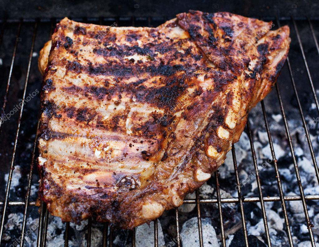 Ribs on barbecue — Stock Photo © jukai5 #31544705