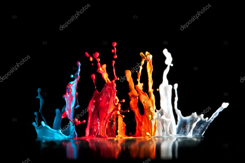 Paint explosion Stock Photo by ©jukai5 37385465