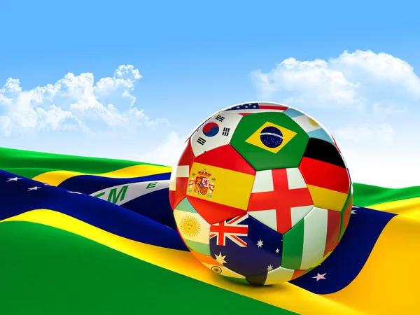 Brazil soccer ball Stock Photo by ©jukai5 47081493