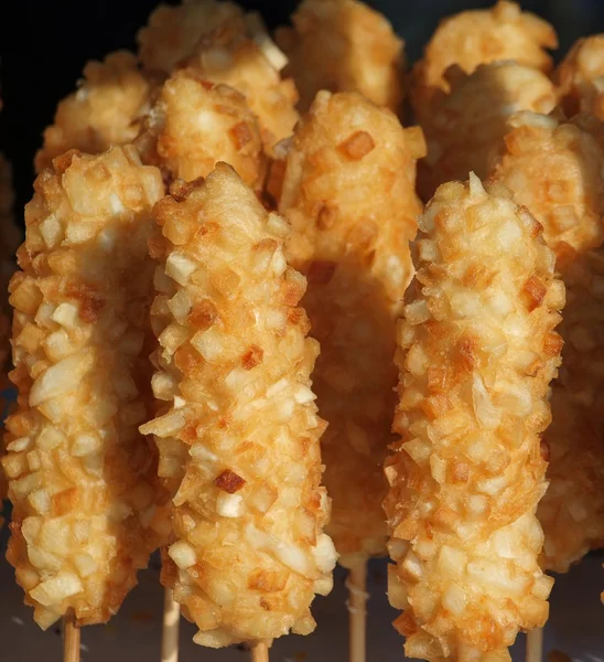 Large Corn Dogs on Sticks - Stock Image - Everypixel