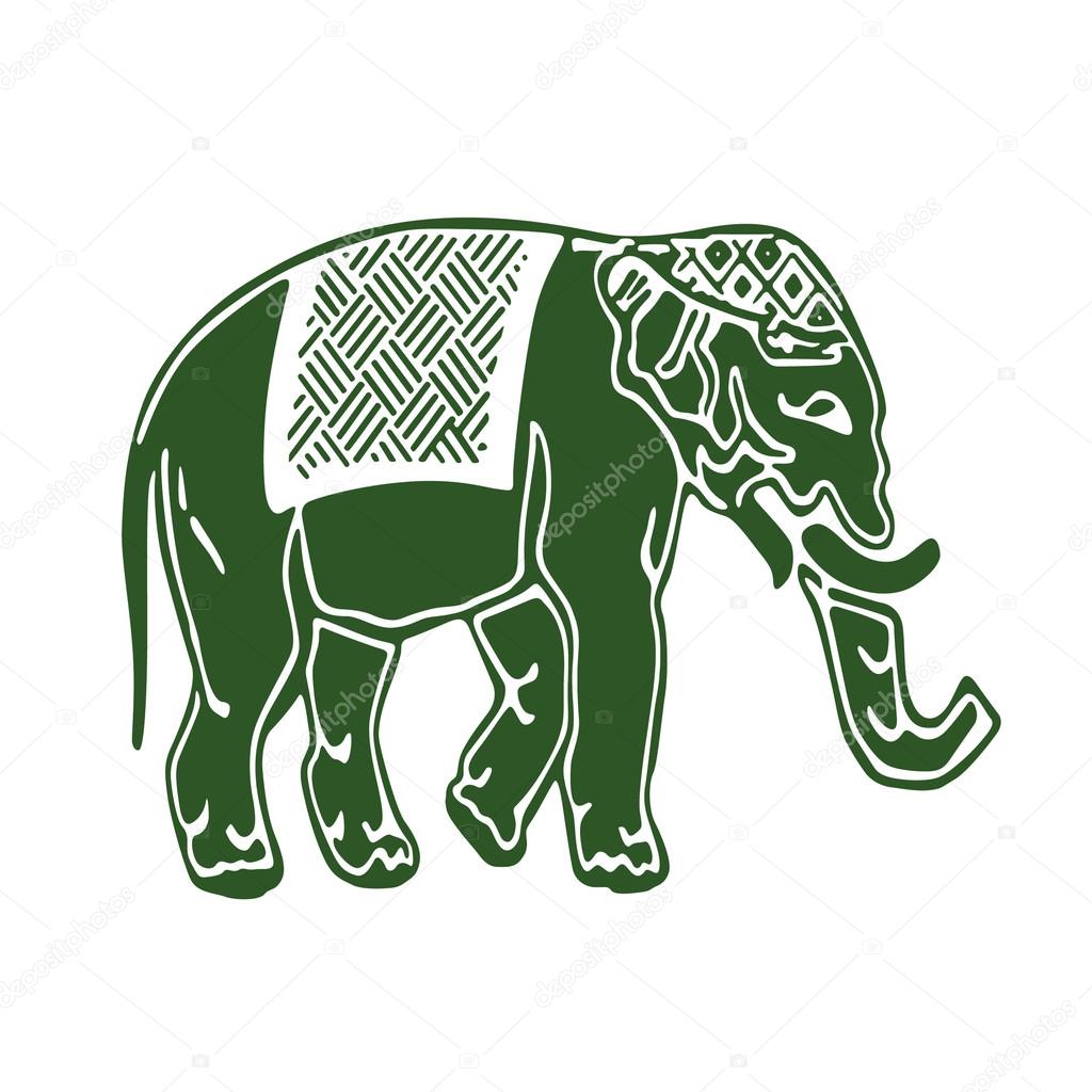 Indian Elephant Stock Vector Image By ©missbobbit 21701765