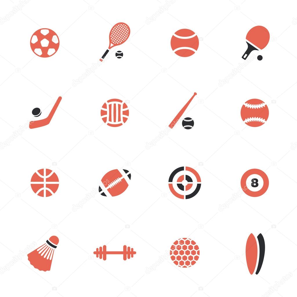 Sports theme icons Stock Vector Image by ©missbobbit #33572987