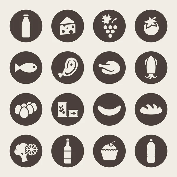Food icon set - Stock Image - Everypixel