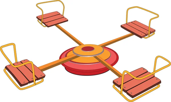 The complete set a children's swing. Cartoon Stock Vector Image by ...