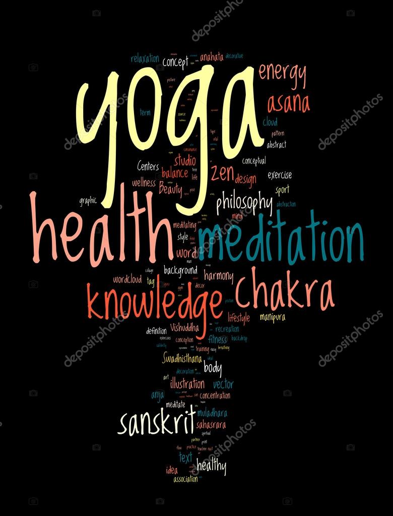 YOGA. Word cloud concept illustration. Stock Vector Image by ©mpavlov ...