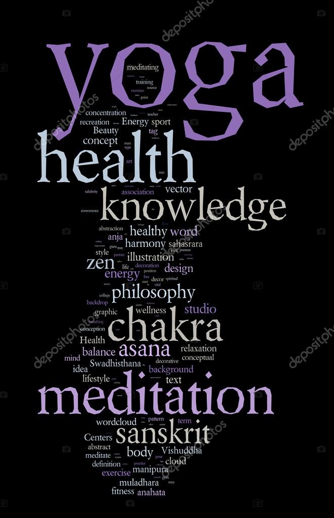 YOGA. Word cloud concept illustration. Stock Vector by ©mpavlov 47008605