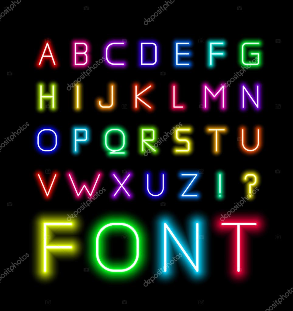 Neon Font Copy And Paste